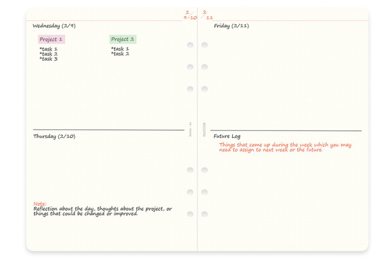 Project Managing Daily with PLOTTER 2 mm Grid Refills - PLOTTER USA