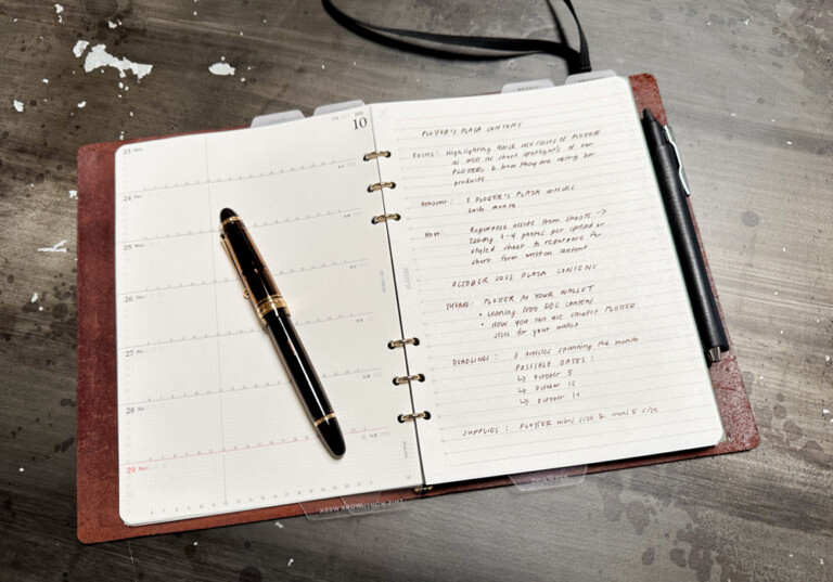 PLOTTER YOUR WAY: Using PLOTTER As a Planner - PLOTTER USA